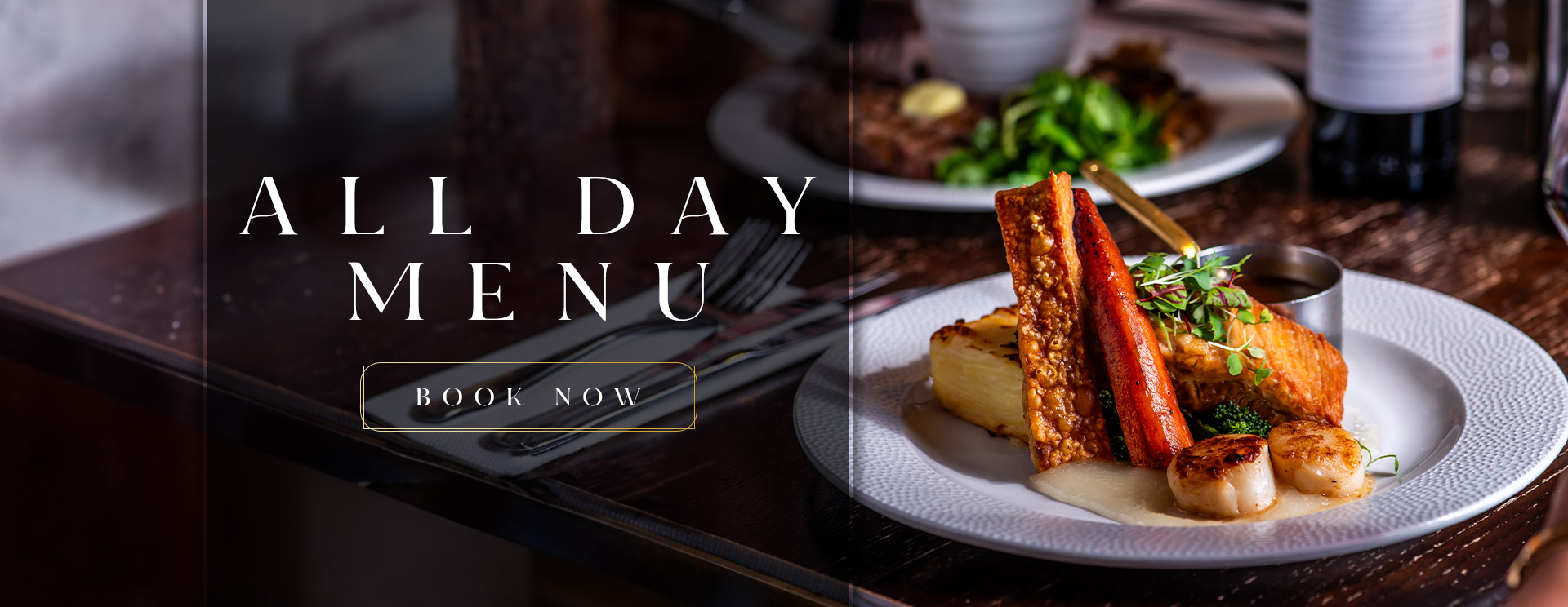 Dinner Menu & Prices | All Day Dining at The Wotton Hatch Dorking